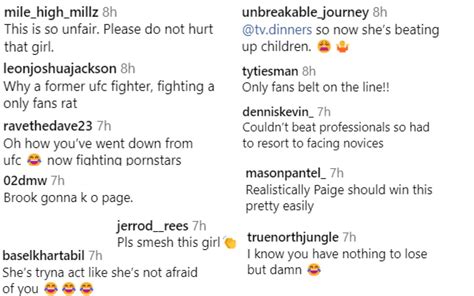 Please Do Not Hurt That Girl Fans React As Paige Vanzant Comes Face