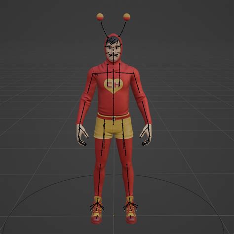 El Chapulin Colorado Fortnite 3d Model By Shevraar