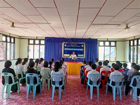 မိုင်းခတ်မြို့ လူထုအ‌ခြေပြုဗဟိုဌာန၌ လူငယ်‌ရေးရာအသိပညာပေးဟောပြောပွဲ ပ