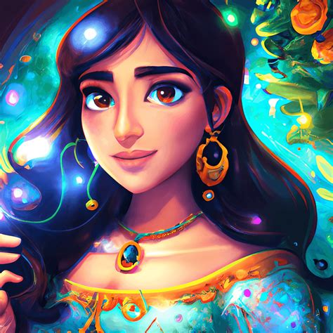 Fantasy Jasmine Portrait Creative Fabrica