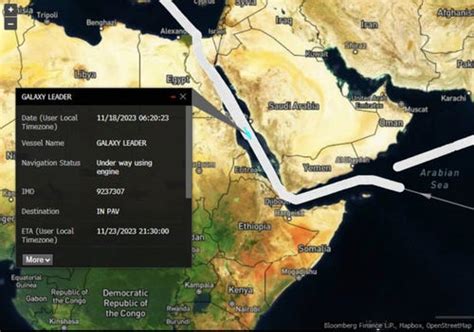 Houthis In Yemen Seize Israeli Ship In Red Sea