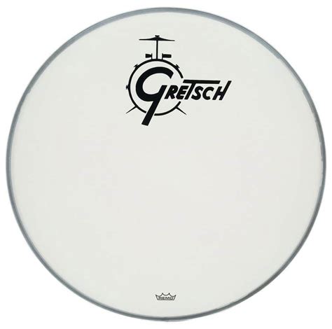 Gretsch Drums Ambassador White Coated 20 Logo Gretsch Drums Resonance