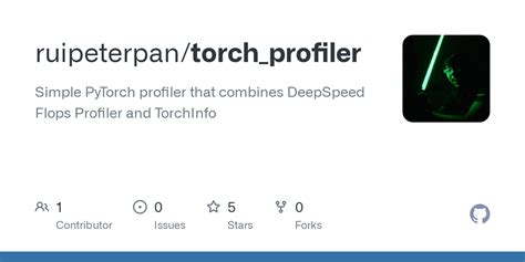 GitHub Ruipeterpan Torch Profiler Simple PyTorch Profiler That