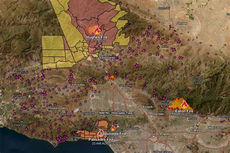 Mapas De Incendios Forestales En California