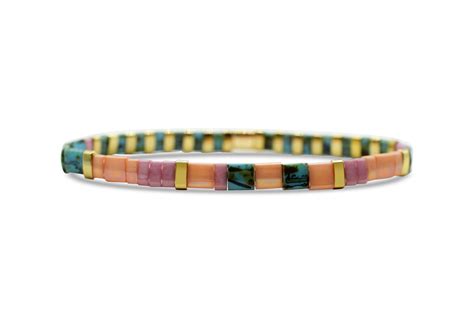 Skylar Paige Jersey Girl Morse Code Tila Beaded Bracelet Stia Jewelry