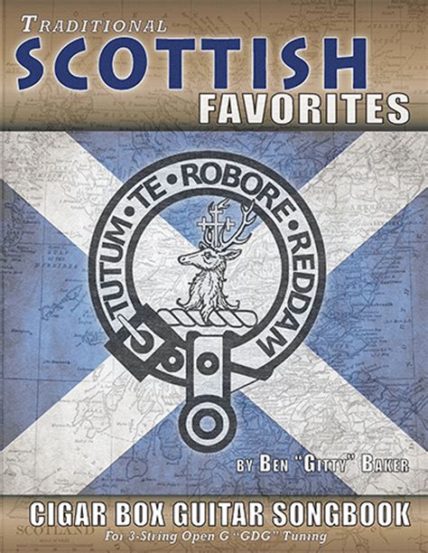 Traditional Scottish Favorites Cigar Box Guitar Songbook 38 Songs
