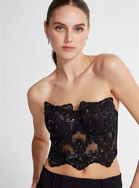 Bustier And Corset Tops For Women Simons Canada