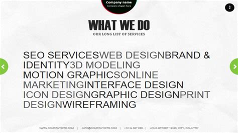 Green Full English Business Ppt Template Google Slide And PowerPoint