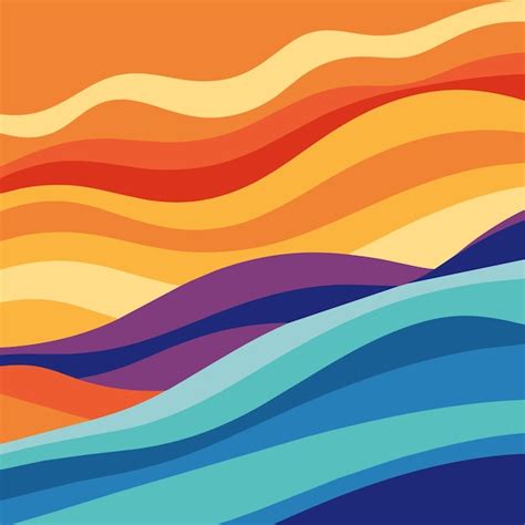 Premium Vector Abstract Wavy Background