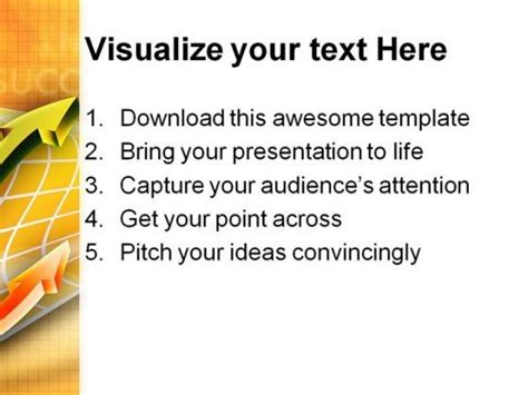 Upward Arrow Abstract Background PowerPoint Themes And PowerPoint Slides