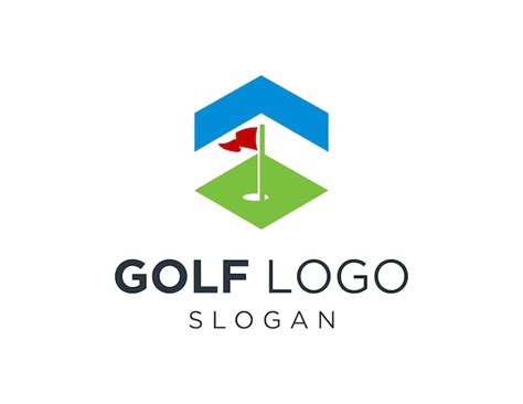 골프 로고 디자인 프리미엄 벡터