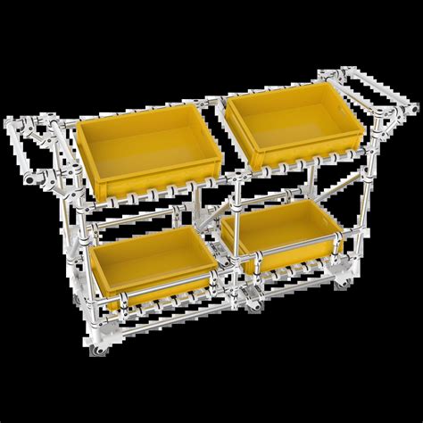 Custom Trolley With Fifo Picking Levels