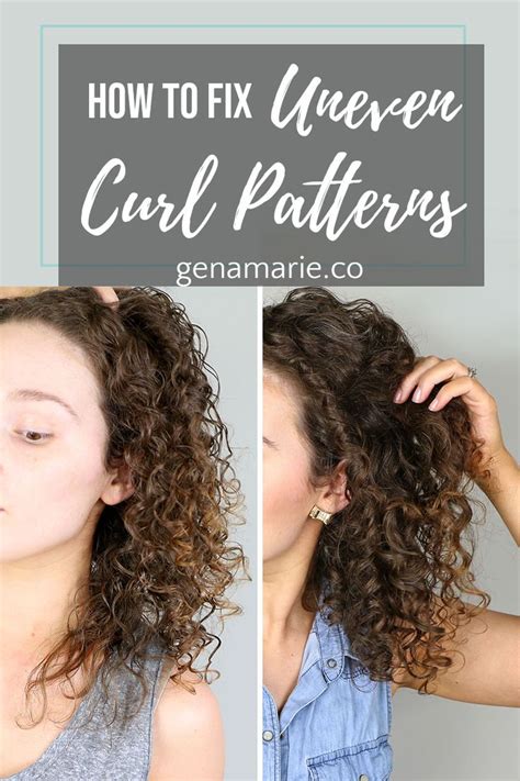 How To Fix Uneven Curl Patters Looser Curls Underneath And More