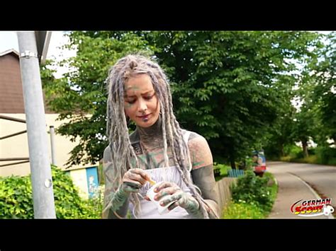 GERMAN SCOUT Split Tongue Tattoo Star Anuskatzz At Rough Anal Sex Casting XNXX COM