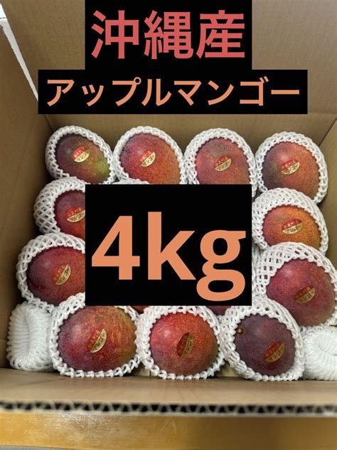 沖縄県産 アップルマンゴー 4kg By メルカリ