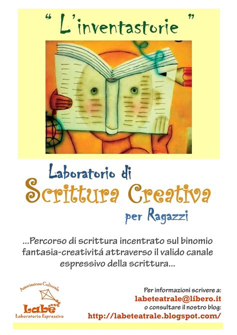 LABE Laboratorio Espressivo Prossimo Laboratorio Di Scrittura Creativa