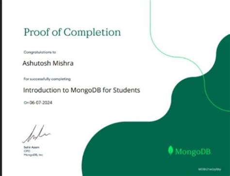 Ashutosh Mishra On Linkedin Mongodb