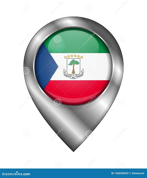 Flag Of Equatorial Guinea Vector Sign And Icon Location Symbol Shape