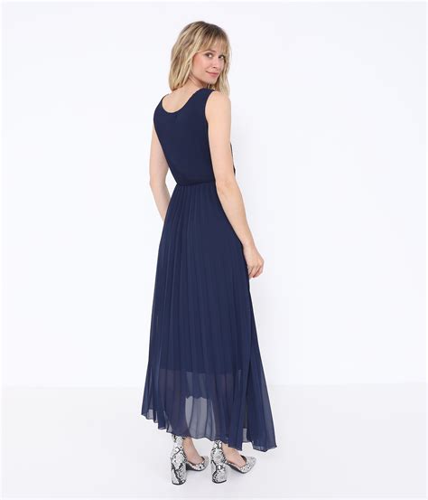 Robe longue plissée 49 90 MARINE EDJI