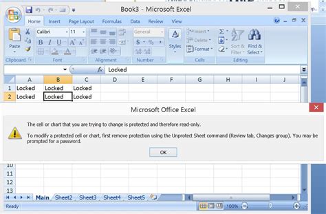 Excel Excel VBA Range Lock Unlock Specific Cells
