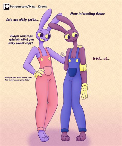 Rule 34 3 Toes Absurd Res Anthro Arm Grab Clothed Clothing Dialogue Duo English Text Evil Jax