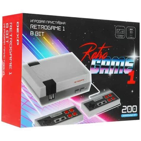 Ретро-консоль DEXP RetroGAME 1 rev.2 + 200 игр - купить с доставкой по ...