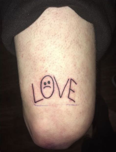 Lil Peep Tat Lil Peep Tattoos Basic Tattoos Poke Tattoo
