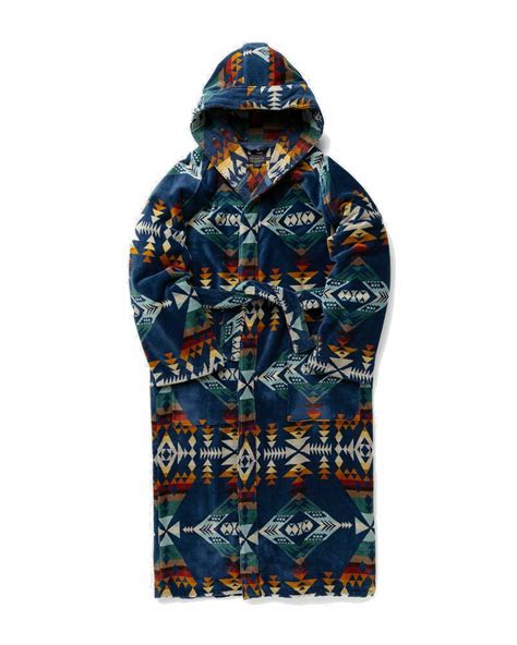 Pendleton Robe Bluebeige Bathing Pendleton Pendleton Robe Bluebeige Bathing Pendleton