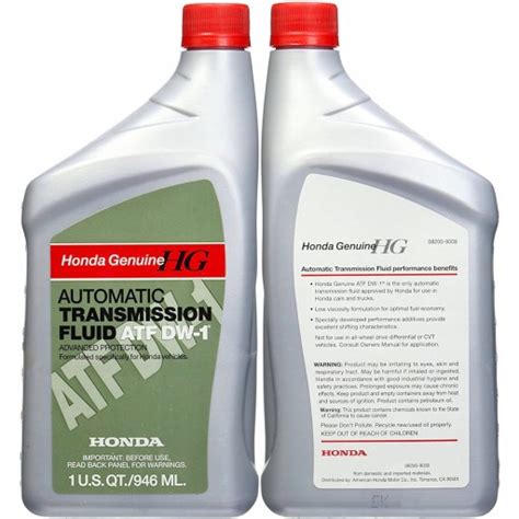 HONDA Oryginalny Olej Automatycznej Skrzyni Biegów ATF DW1 L OEM Accord
