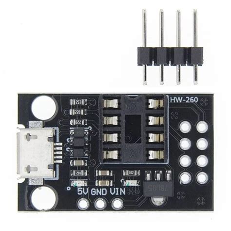 Módulo Para Programar Microcontrolador Attiny13a Attiny25 Attiny45 Y Attiny85 ElectrÓnica