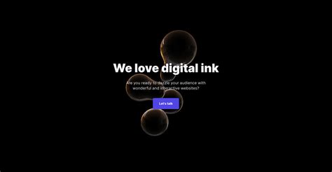 GitHub Polygonjs Template Minimal Digital Ink WebGL Metaballs