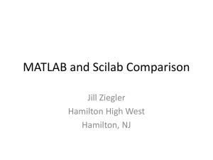 Programming With Scilab