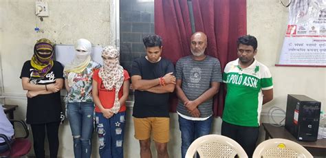 Sex racket raid Foreign girls arrive on the package of millions Sex Racket raid सकस रकट