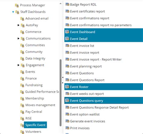 Modifying The Event Specific Console