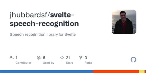 GitHub Jhubbardsf Svelte Speech Recognition Speech Recognition Library For Svelte