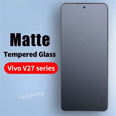 No Fingerprint Matte Tempered Glass For Vivo Y28s Y03 Y28 Y18 S V27e