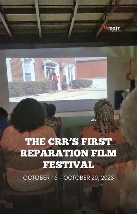 Reparations Chattelslavery Injustices Filmfestival