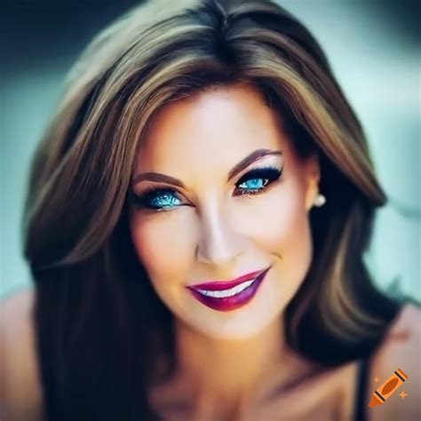 Closeup Glamour Photo Of Darya Folsom