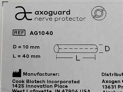 New Axogen Nerve Protector Ag1040 Exp 2024 04 K1 Nerve Protector