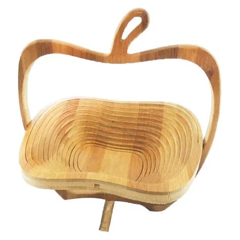 Collapsible Wooden Fruit Basket