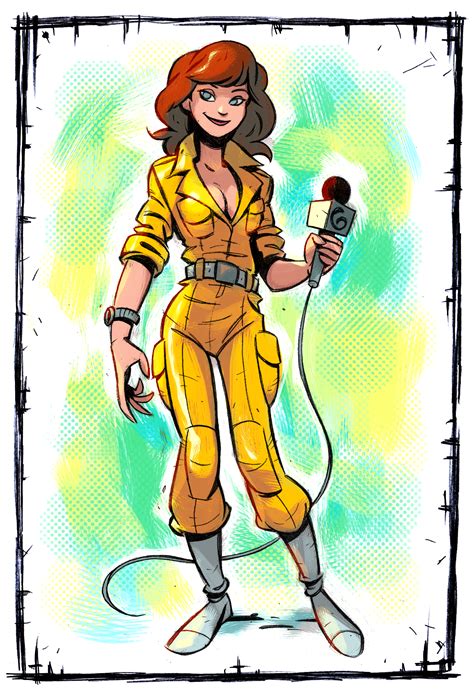 April Oneil Color By Stalnososkoviy On Deviantart