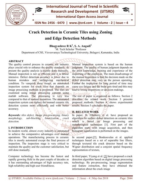 Crack Detection In Ceramic Tiles Using Zoning And Edge Detection Methods