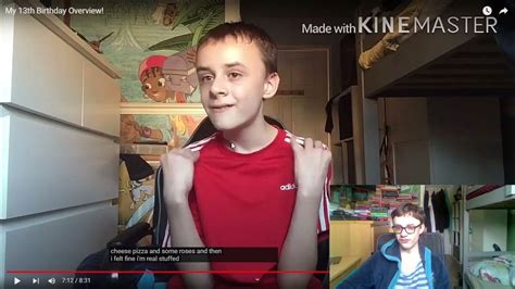Reacting To My 13th Birthday Overview Youtube