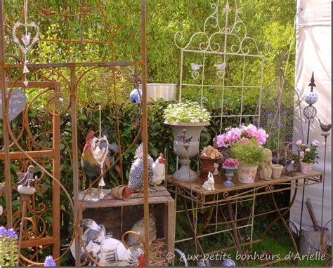 Fer forgé 18 Bar Cart Plants Home Decor Gardens Rust Backyard