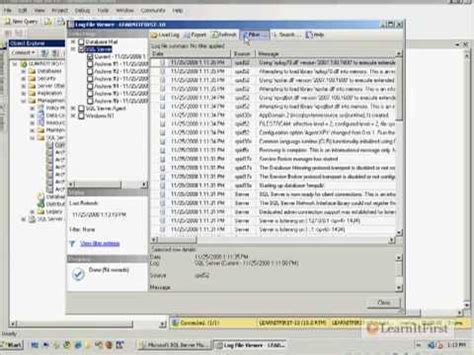 Understanding And Optimizing The SQL Server Error Logs YouTube