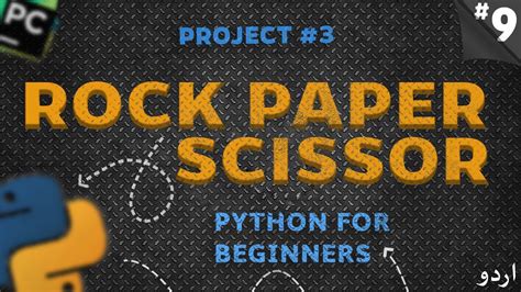 Making Rock Paper Scissors In Python Project Learn Python For Absolute Beginners Video