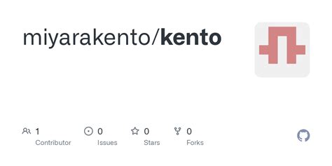 Github Miyarakentokento