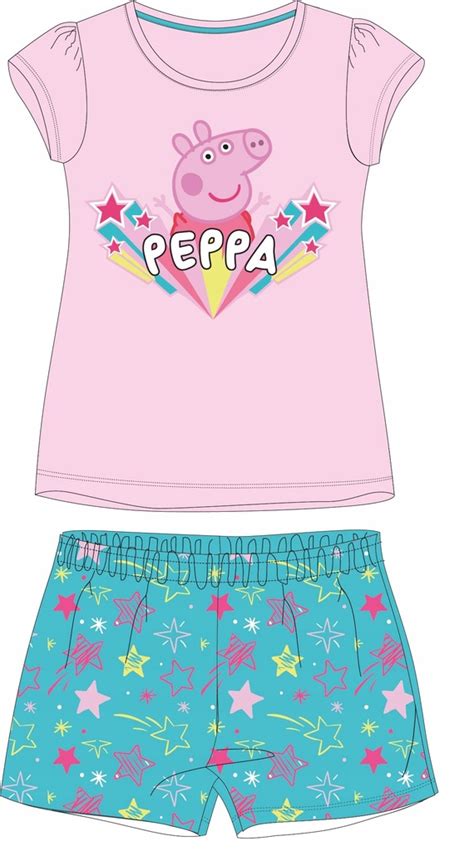 Piżama Świnka Peppa Dziecięca Letnia 122 9278011650 Oficjalne