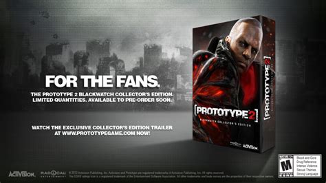 Prototype 2 Blackwatch Collectors Edition Announced Gematsu