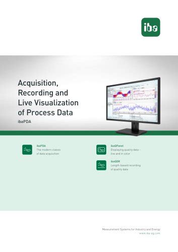 Acquisition Recording And Live Visualization Of Process Data Iba Ag